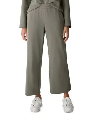 Eileen Fisher Wide Ankle Pants - Bay Leaf