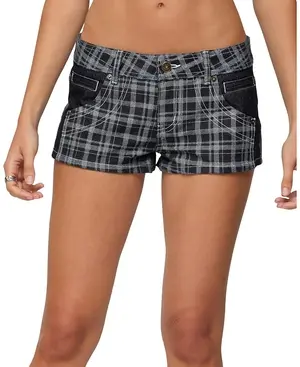 Edikted Plaid Bottoms For Women