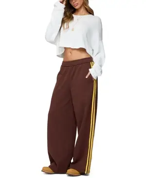 EDIKTED Sorin Contrast Striped Sweatpants