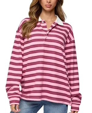 Edikted Striped Sweatshirts Hoodies For Women