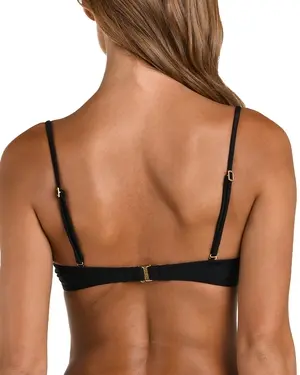 L'Agence Alexandria Bikini Top - Black