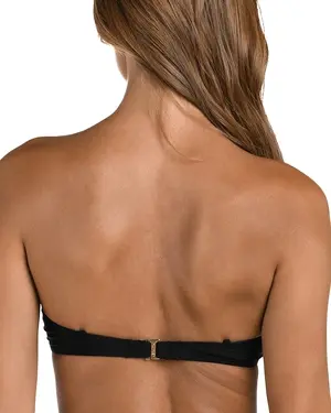 L'Agence Alexandria Bikini Top - Black