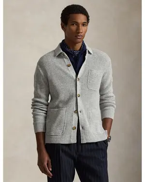 Polo Ralph Lauren Textured Cotton Cardigan Sweater