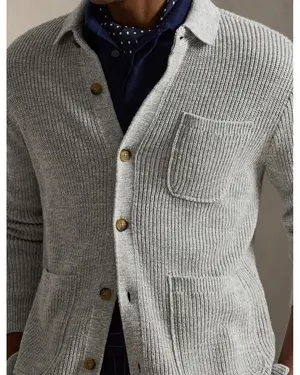 Polo Ralph Lauren Textured Cotton Cardigan Sweater