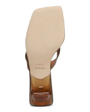 Vince San Juan Jelly Thong Sandals - Saddle