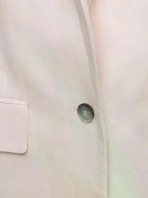 THE MANNEI Single-breasted Linen Blazer
