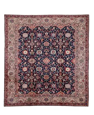 Bloomingdale'S Persian Sarouk Area Rug 9' 0 X 12' 0 - Blue