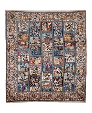 Bloomingdale'S Persian Kashmar Area Rug 8' 7 X 11' 9 - Blue