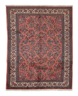 Bloomingdale'S Persian Sarouk Area Rug 6' 4 X 10' 0 - Red