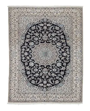 Bloomingdale'S Persian Nain Area Rug 6' 5 X 10' 0 - Blue