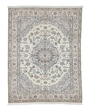 Bloomingdale'S Persian Nain Area Rug 6' 7 X 10' 6 - Ivory