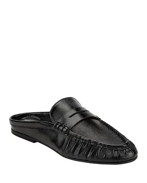 MARC FISHER LTD. Jaynie Leather Mules - Black