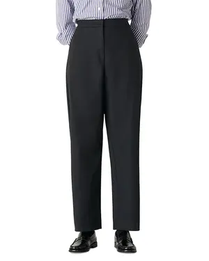 Whistles Side Pleat Tapered Trousers