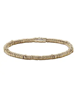 John Hardy 14k Yellow Heishi Beaded Bracelet - Gold