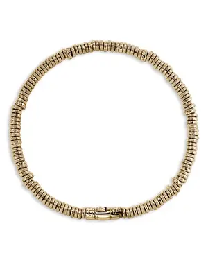 John Hardy 14k Yellow Heishi Beaded Bracelet