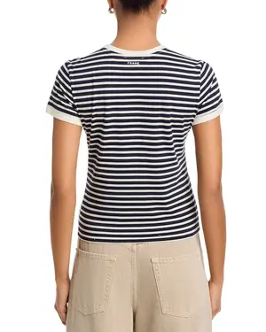 FRAME Ritz Striped Baby Tee