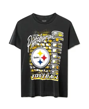 Junk Food Clothing Nfl Pittsburgh Steelers Vintage T-shirt - Black