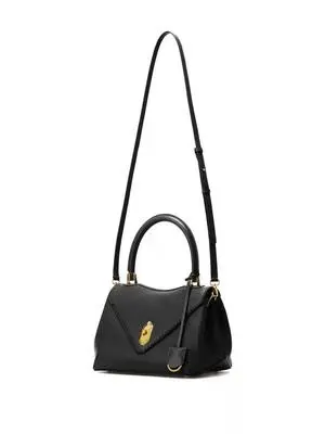 LANVIN Le Confident Leather Shoulder Bag - Black