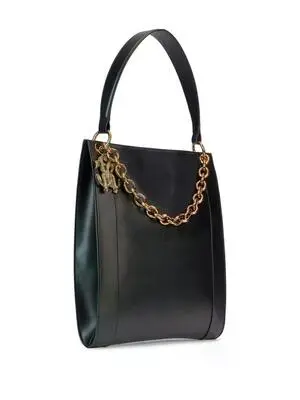 Roberto Cavalli Chain-charm Square Shoulder Bag - Black