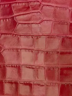 Roberto Cavalli Croc-effect Wristlet Clutch - Red