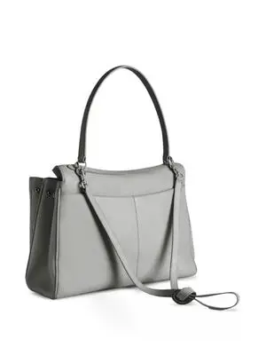 Balenciaga Leather Rodeo Tote Bag - Grey