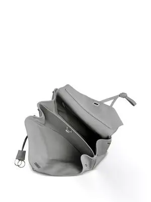 Balenciaga Leather Rodeo Tote Bag - Grey