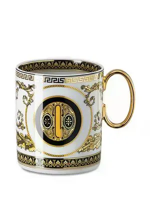 Versace Graphic Mug - White