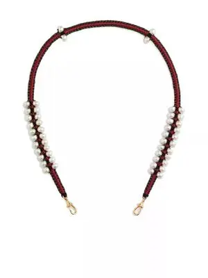 MARIE LICHTENBERG Freshwater Pearl Necklace - Red