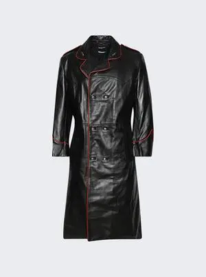 Men's Leather Trench Coats