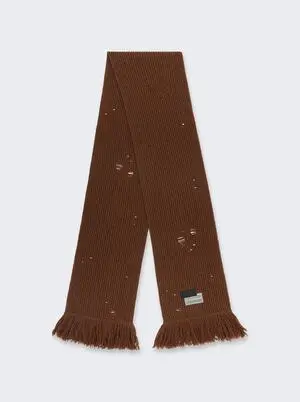 MAISON MARGIELA Scarf Melange - Brown