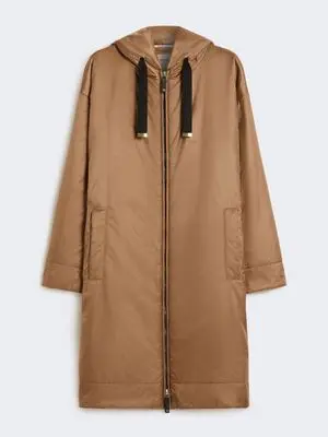 Max Mara Water-repellent Canvas Padded Parka - Camel