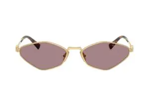 Miu Miu Octagon Sunglasses - Imauve (0mu 56zs 5ak20i)