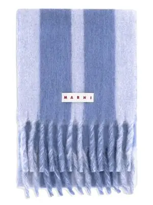 Marni Maxi Logo Scarf Glass