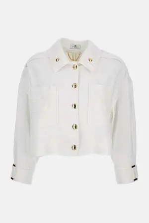 Elisabetta Franchi Button Detailed Jacket