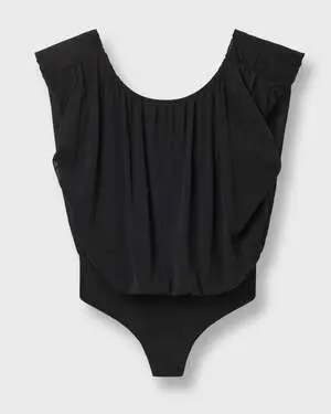 HOUSE OF DAGMAR Draped Knit Top