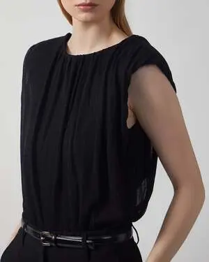 HOUSE OF DAGMAR Draped Knit Top