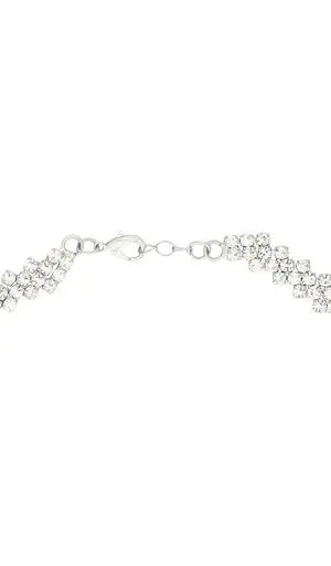 Shashi Argent Diamond Necklace