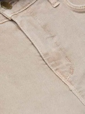 L'Agence Kendra Cropped Flare Jean - Biscuit