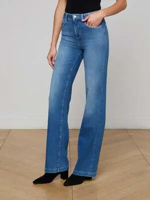 L'Agence Clayton Wide-leg Jean
