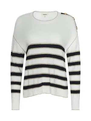 L'Agence Bishop Striped Sweater