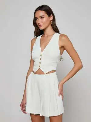 L'Agence Jianna Cropped Vest