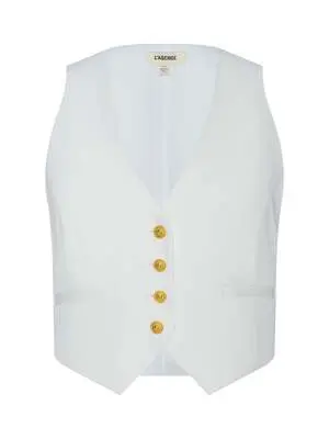 L'Agence Jianna Cropped Vest