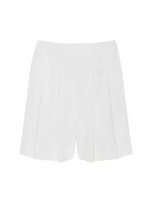 L'Agence Naamah Pleated Short - Ivory