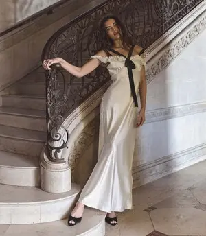 DÔEN Simonie Silk Satin Dress