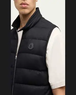 Moncler Gallienne Cashmere-blend Down Vest