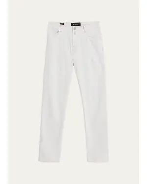 Kiton Kurabo Slim Stretch Five-pocket Pants - Gray