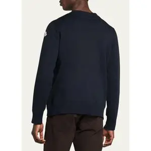 Moncler Logo Crewneck Sweater - Navy