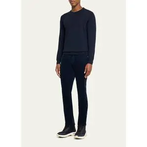 Kiton 14 Micron Wool Crewneck Sweater