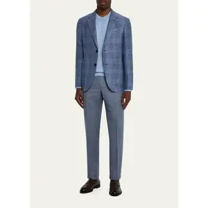 Zegna Melange Windowpane Sport Coat