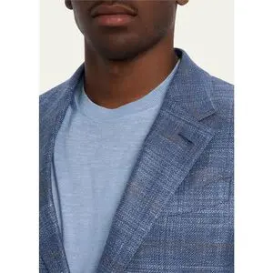 Zegna Melange Windowpane Sport Coat